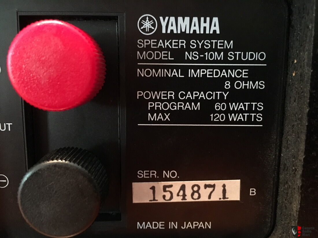 Yamaha NS-10M Studio speakers Photo #1465521 - Canuck Audio Mart