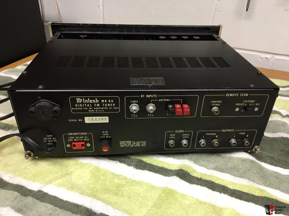 McIntosh MR-80 Tuner In Excellent Condition Photo #1467140 - Canuck ...