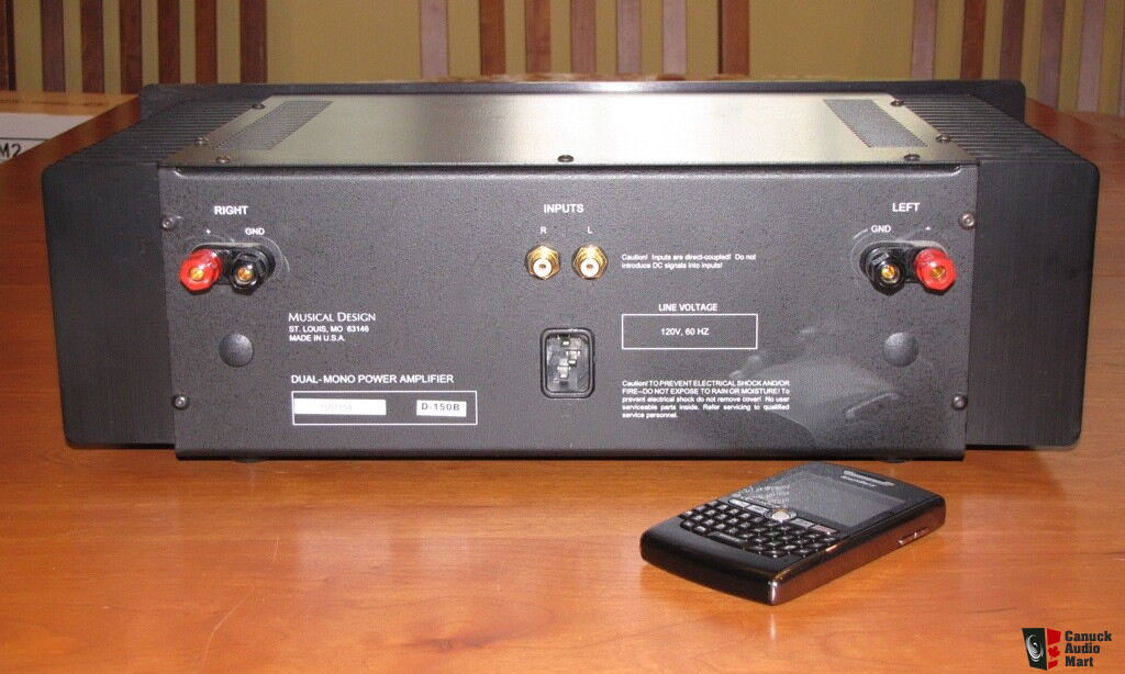 Musical Design D-150B Power Amplifier (+150 wpc) Photo #146787 - Canuck ...
