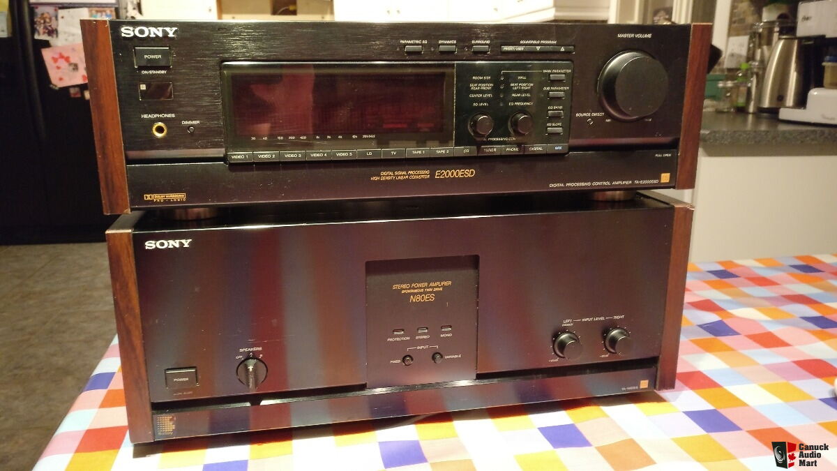 Sony TA-N80ES & TA-E2000ESD Photo #1472976 - US Audio Mart