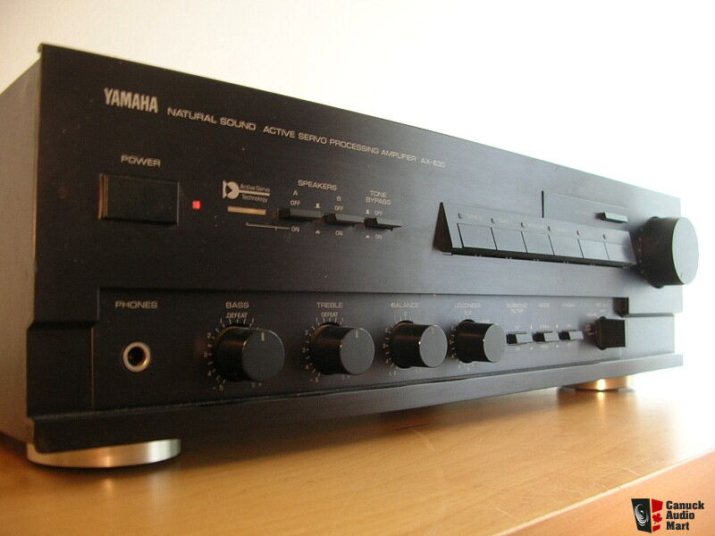 YAMAHA AX-630 STEREO INTEGRATED AMPLIFIER. 85 WPC. PROFESSIONAL QUALITY ...