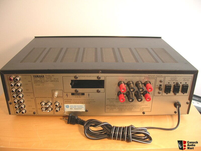 YAMAHA AX-630 STEREO INTEGRATED AMPLIFIER. 85 WPC. PROFESSIONAL QUALITY ...