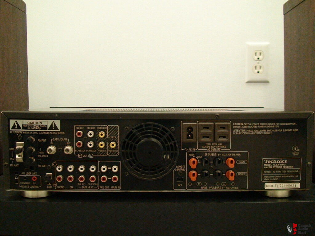 Technics SA-R410 receiver preamp REMOTE included Photo #148092 - Canuck ...