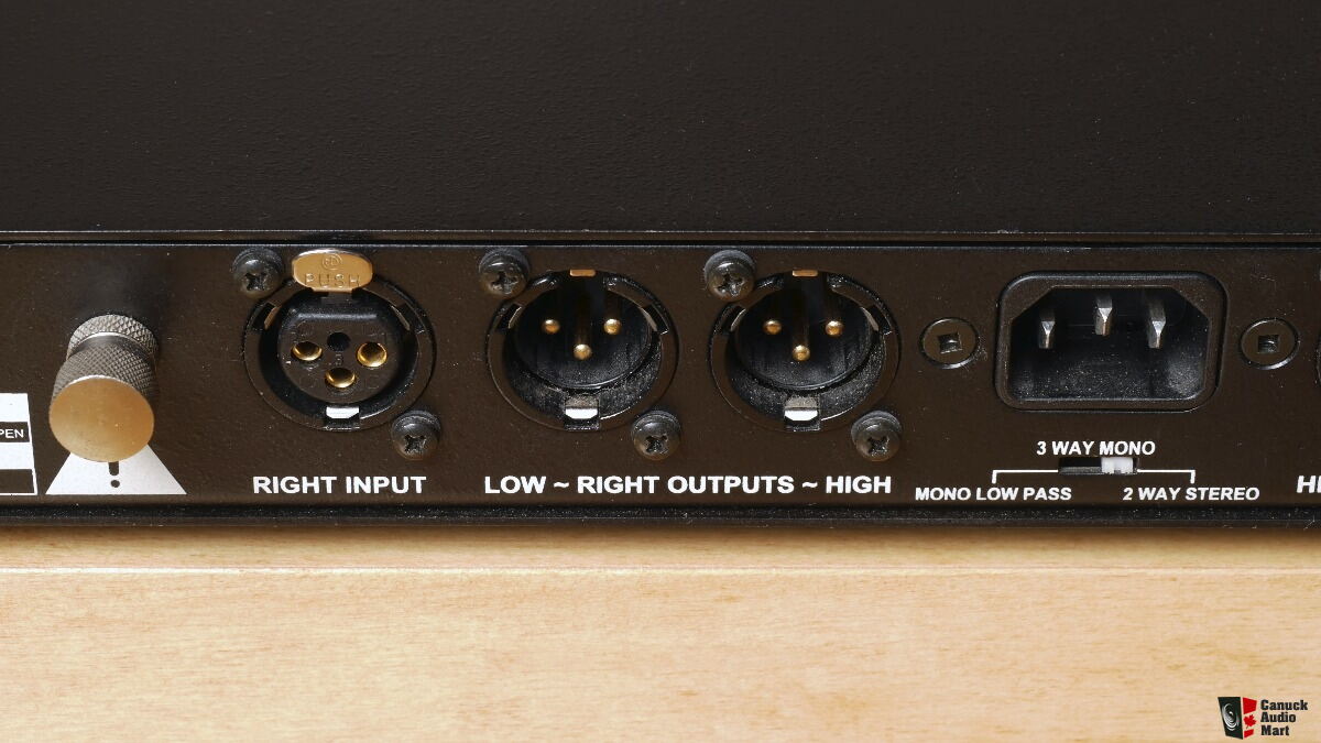 Bryston 10B electronic crossover - customized by Bryston for 2 way full ...
