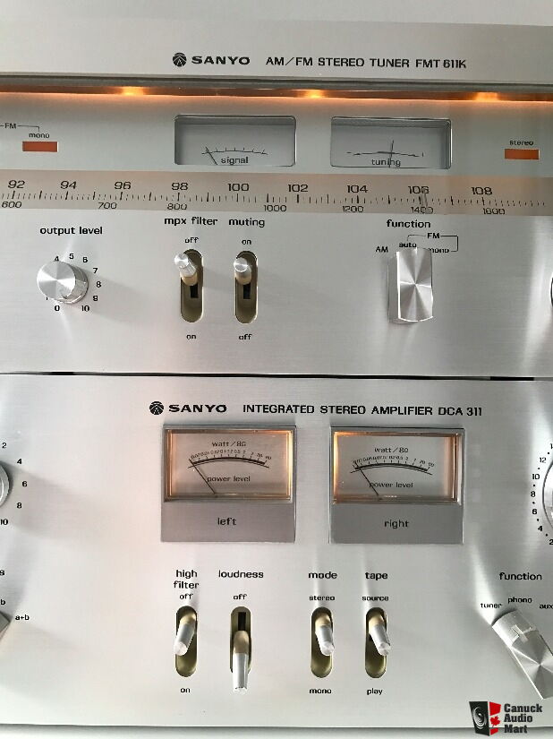 Sanyo Amplifier DCM311 and Tuner FMT611K Photo #1487601 - Canuck Audio Mart