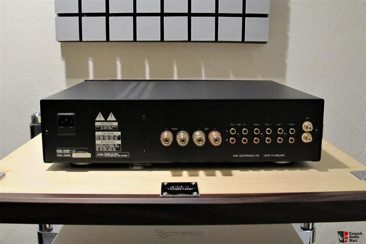 ONIX A-120 integrated amplifier made in England - EXCELLENT (SOLD TO ...