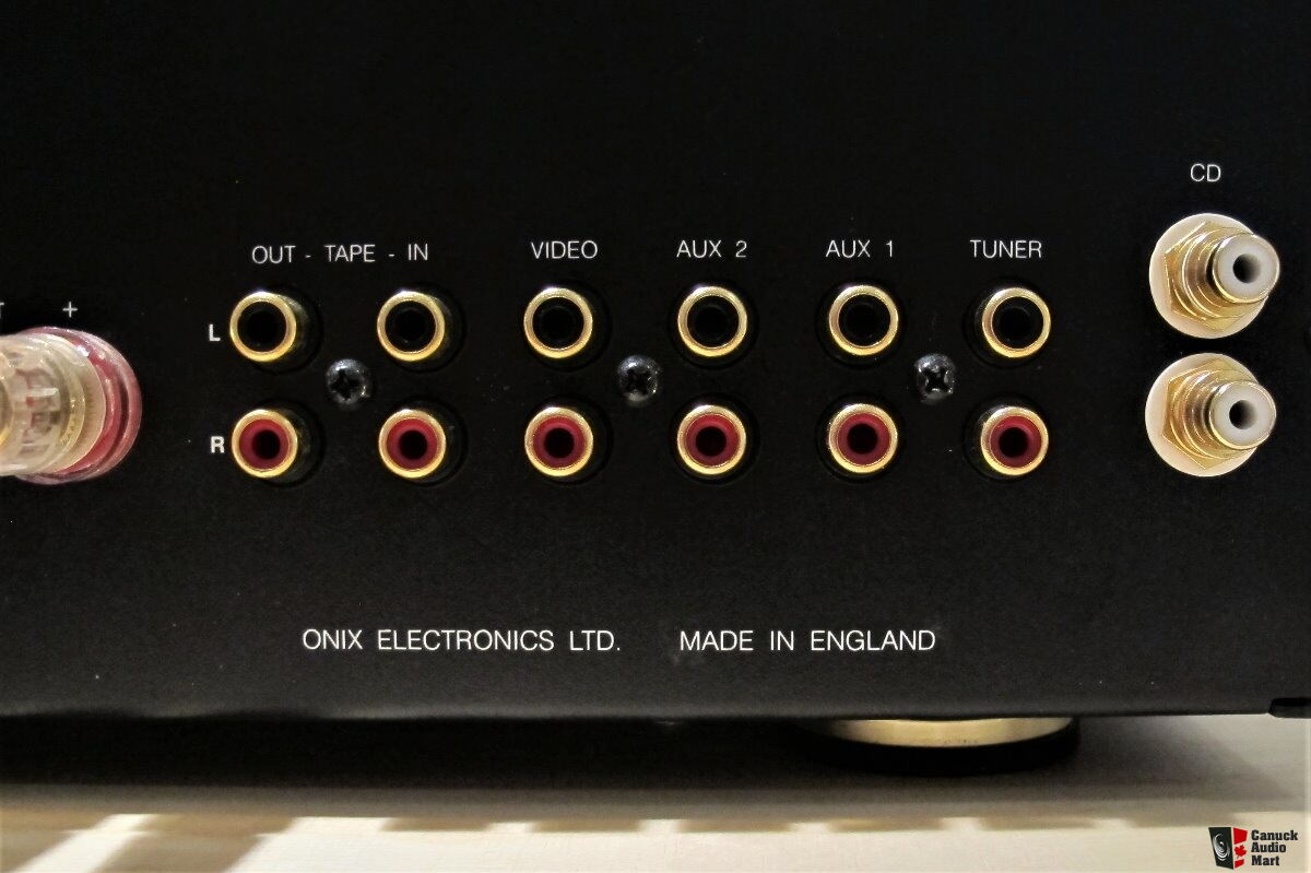 ONIX A-120 integrated amplifier made in England - EXCELLENT (SOLD TO ...