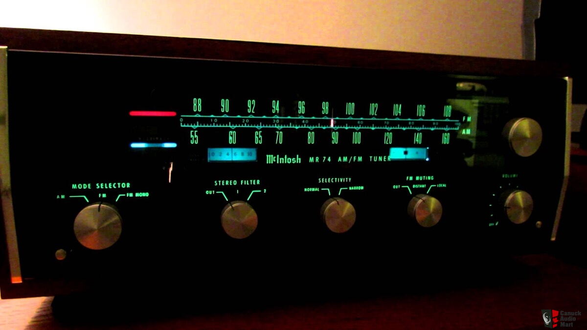 McIntosh MR 74 Glass Wanted - Canuck Audio Mart