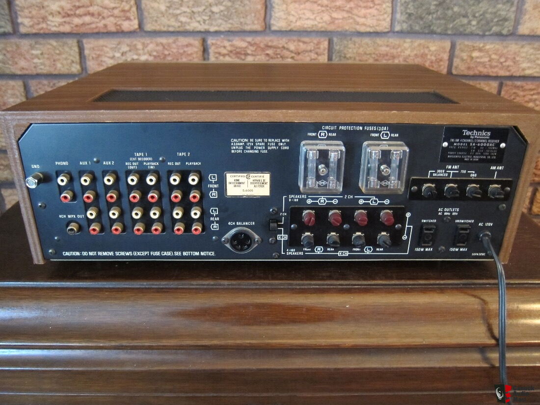 Vintage Technics SA-6000XC 4-Channel Receiver - Serviced with LED Lamp ...