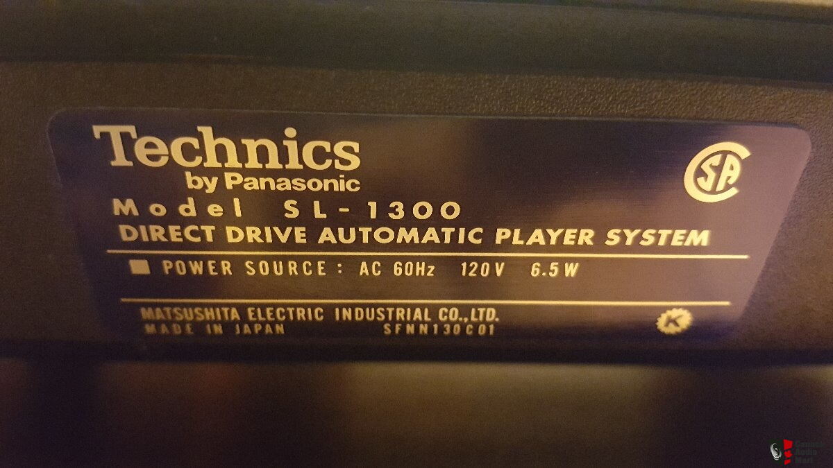 Technics SL-1300 MK1 Turntable *SOLD TO BRIAN Photo #1495986 - US Audio ...