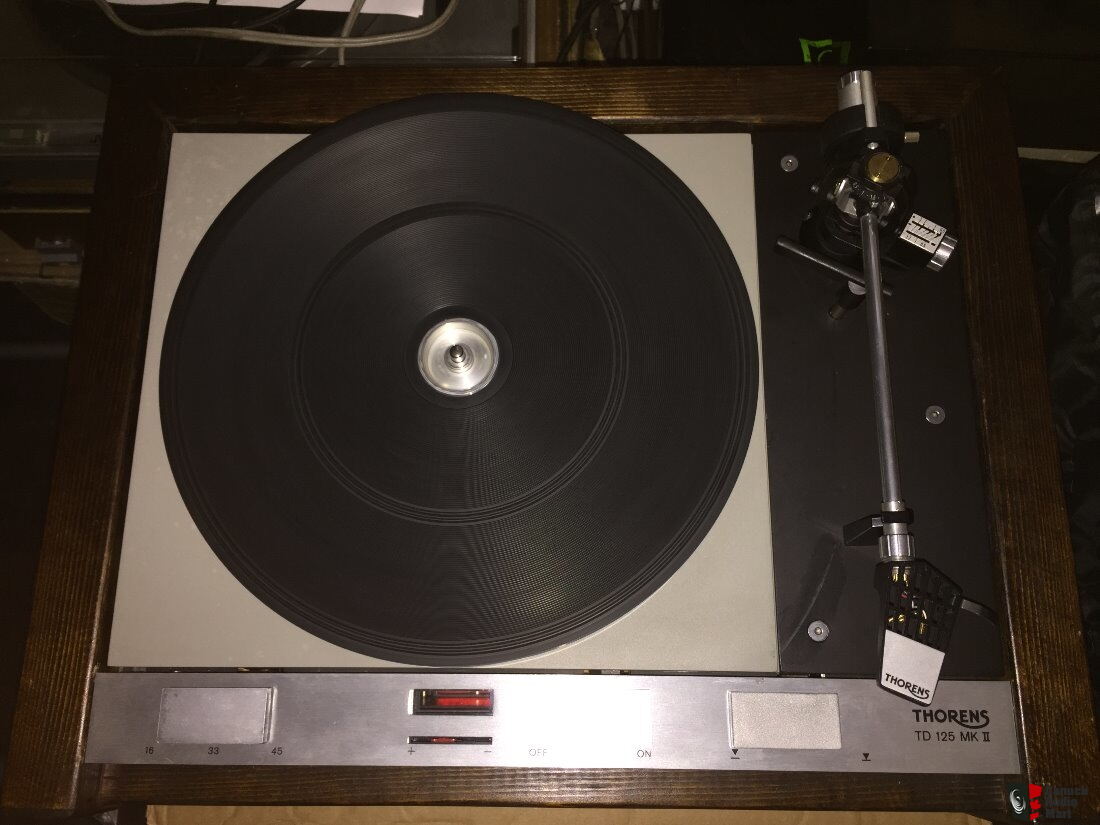 Thorens TD 125 mk2 / TP 16 tonearm with original internal and external ...