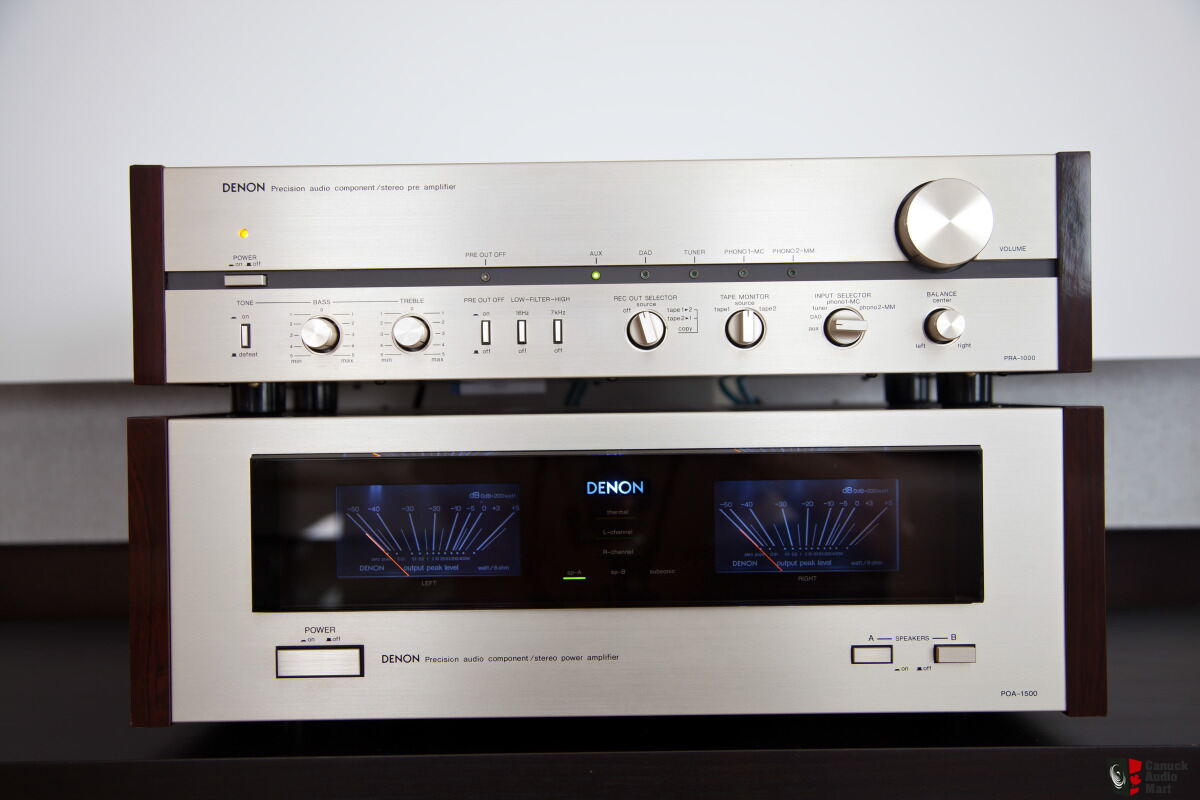 SOLD= Denon Amplifiers set - pre-amp + power amp Photo #1497649 - UK ...