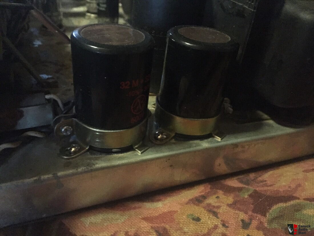 General Electric G-7600 integrated tube amp 6V6 recapped! Photo ...