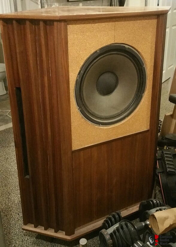 Tannoy 15in. Monitor Gold Speakers in DIY Corner York cabinets Photo ...
