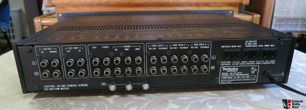 Technics SU-9070 Preamp - Slimline (Professional) series - Superior ...