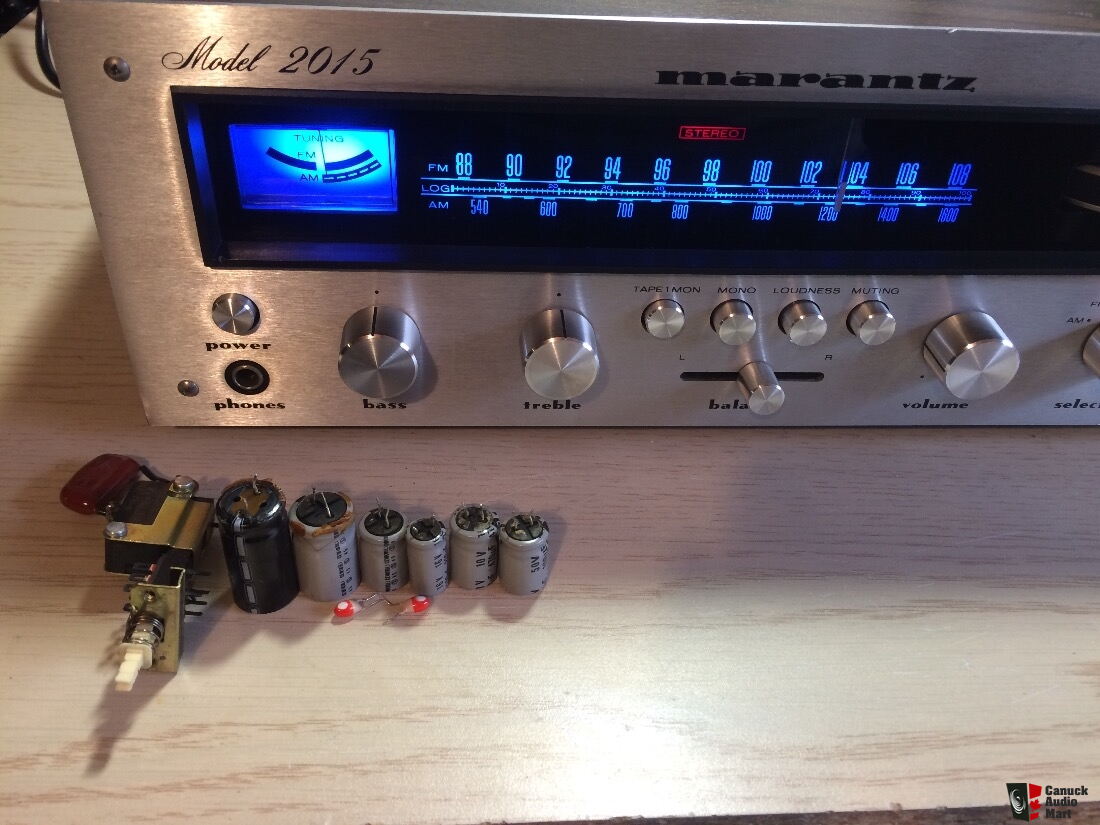 Vintage Marantz 2015 Stereo Receiver - Serviced, LED Lamp Upgrade ...