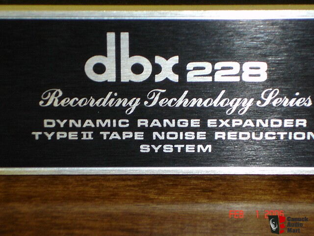 dbx 228 Type II Tape Noise Reduction System Photo #15180 - Canuck Audio ...