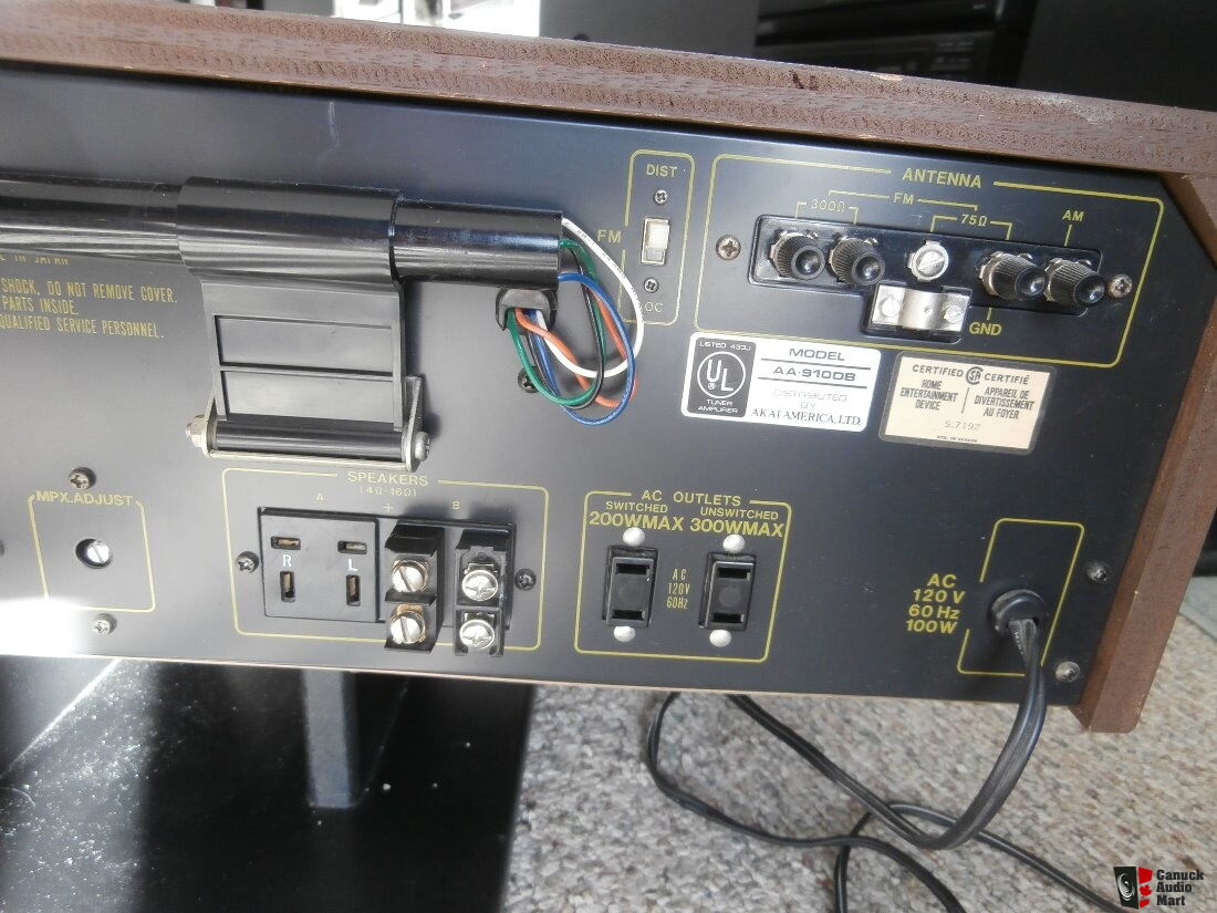 Akai AA-910DB Stereo Receiver in very good condition (with original box ...