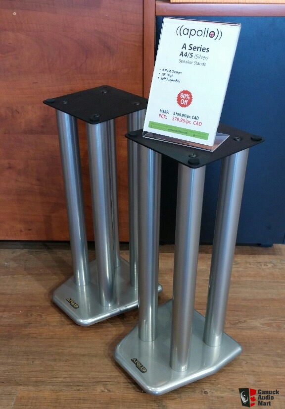 APOLLO A4/5 Speaker Stands: Mint; 65% Off (Aria, Concerto, Tripod & OL ...