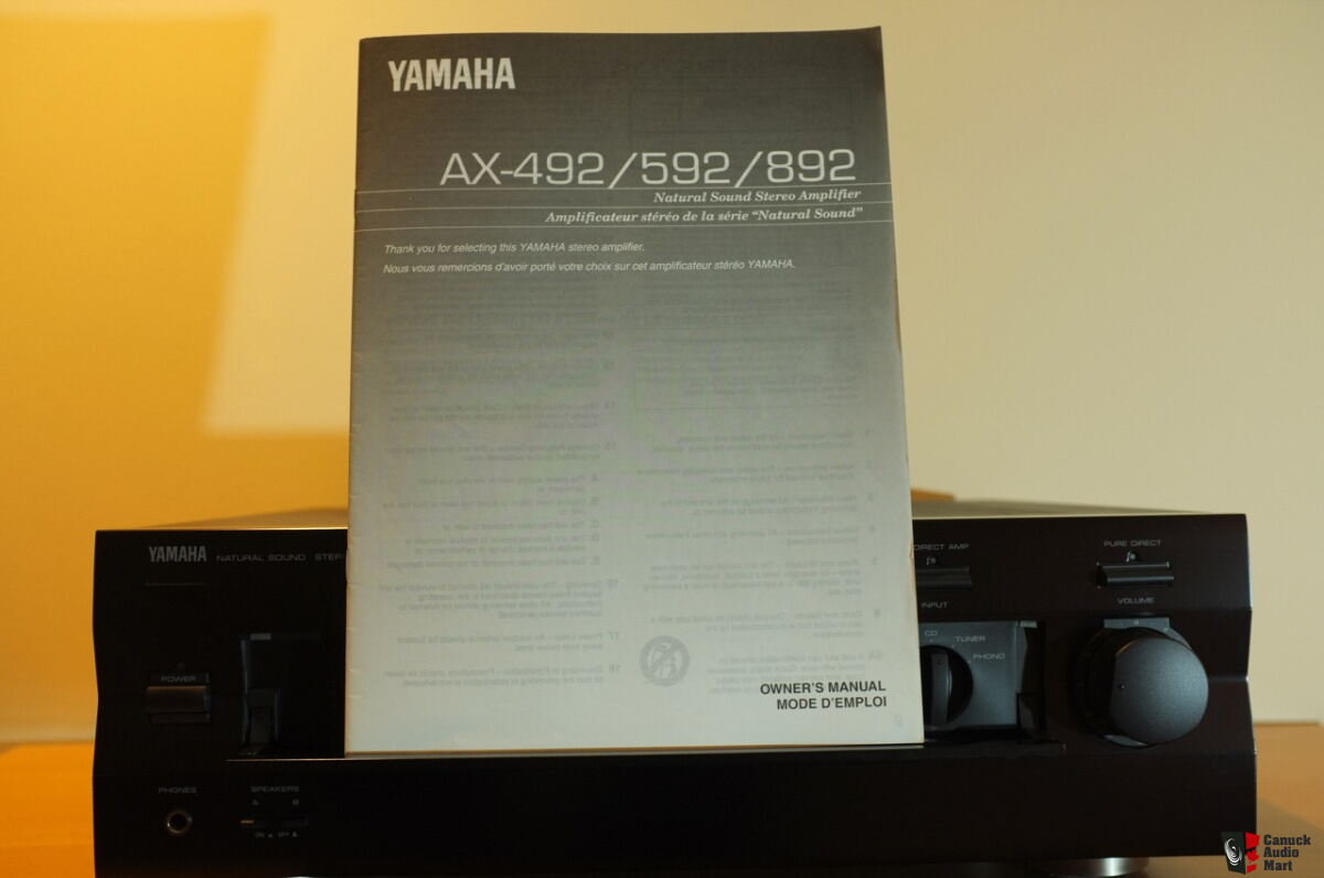 Yamaha AX-592 amplifier Photo #1530708 - US Audio Mart