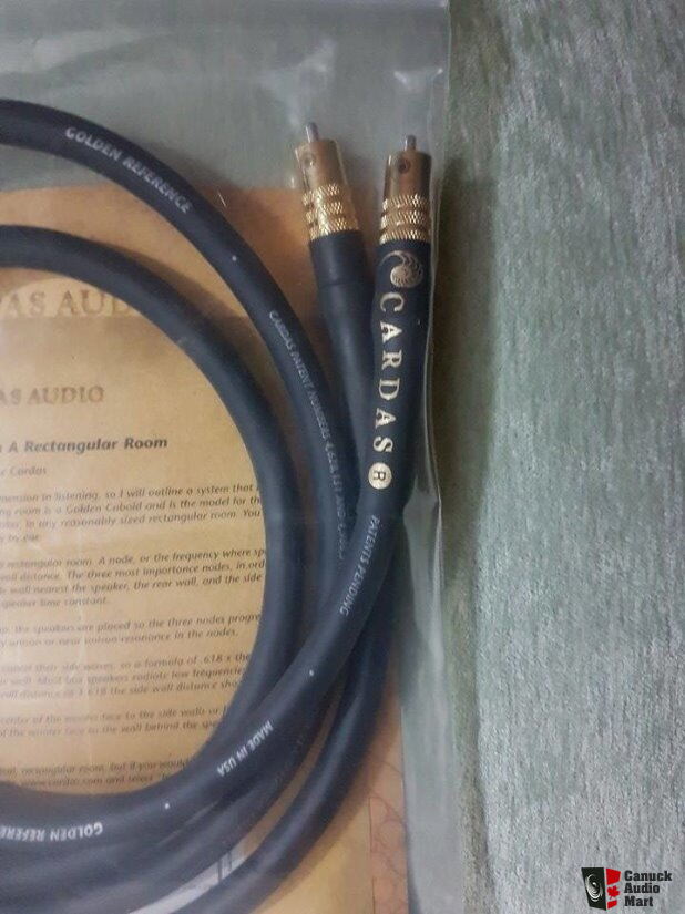 Cardas Golden Reference RCA Interconnect ! 1 Meter SEE PHOTOS !SALE ...