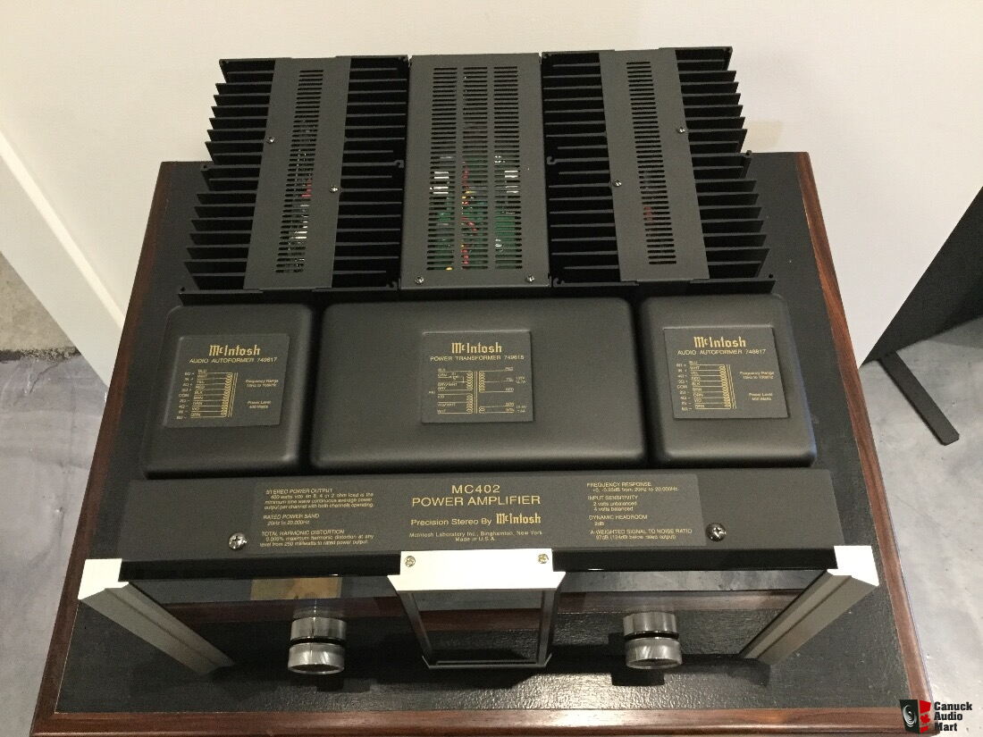 McIntosh MC402 Amplifier (Solid State) Photo #1537609 - UK Audio Mart