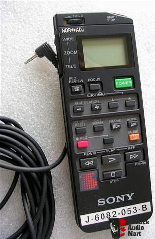 SONY RM95 remote control part # J6082053B. Photo #154205 - Canuck Audio ...