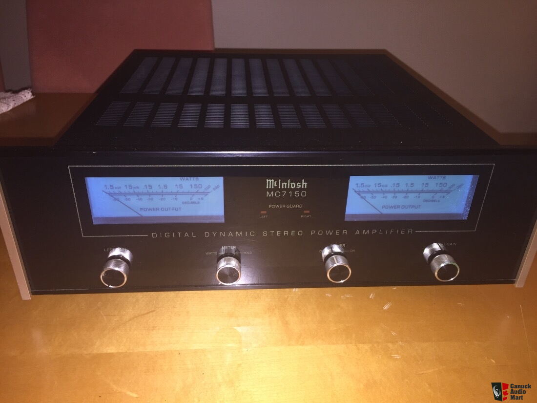 McIntosh MC 7150 Digital Dynamic Stereo Power Amplifier Photo #1543062 ...