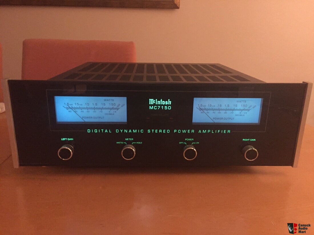 McIntosh MC 7150 Digital Dynamic Stereo Power Amplifier Photo #1543063 ...