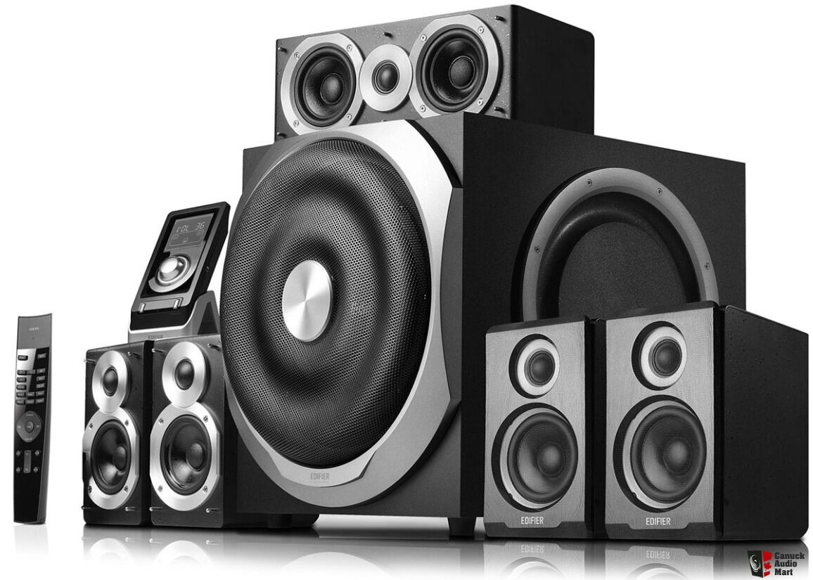 EDIFIER S760D Digital 5.1 Speakers,10" Active Passive Subwoofer For ...