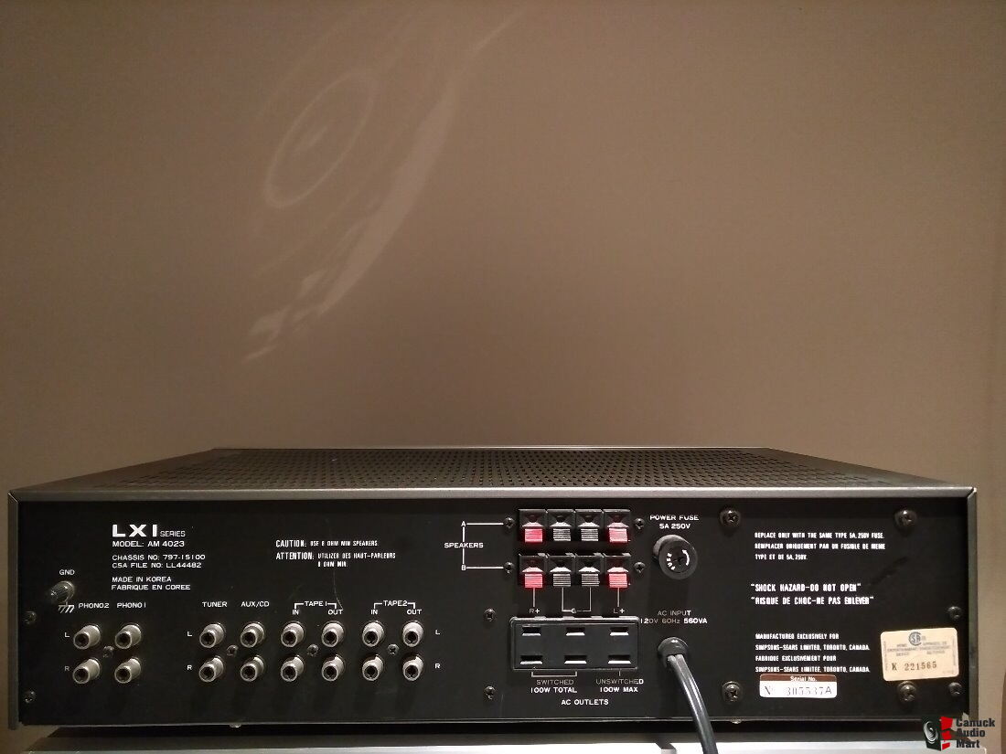 LXI / Sherwood Integrated Amplifer for $49 Photo #1547228 - US Audio Mart