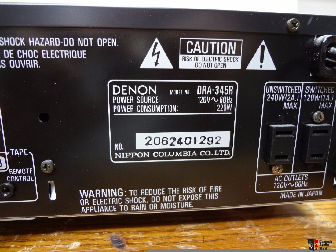 Denon DRA-345 Stereo 45 watt receiver Photo #1547759 - UK Audio Mart