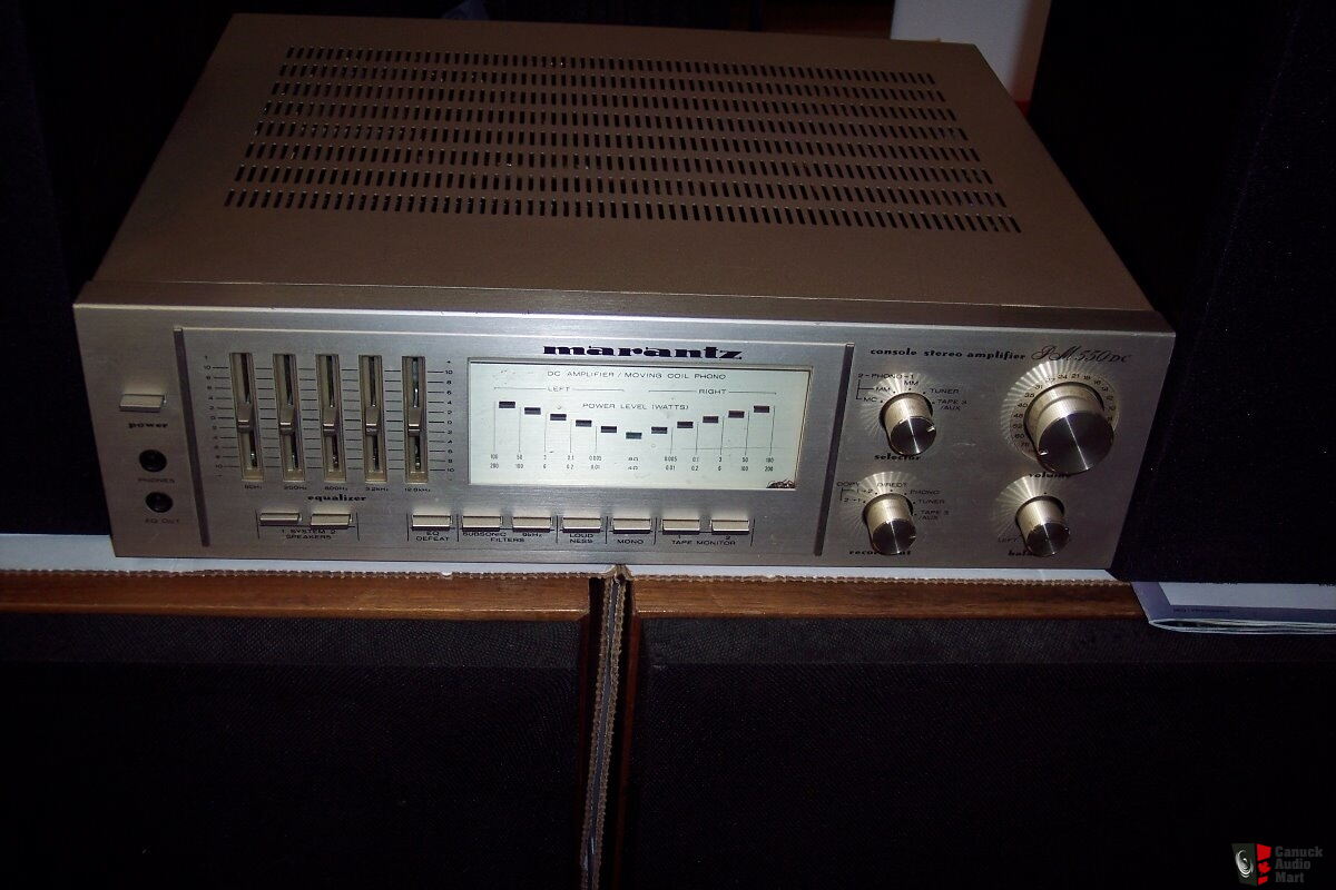 Marantz PM-550DC Integrated Amp Gold finish For Sale - Canuck Audio Mart