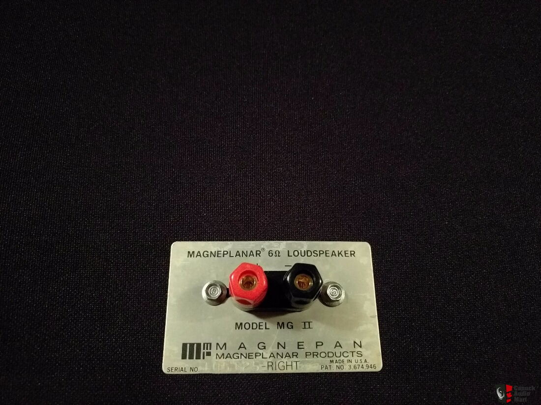 Magneplanar MGII planar speakers - restored Photo #1553925 - UK Audio Mart