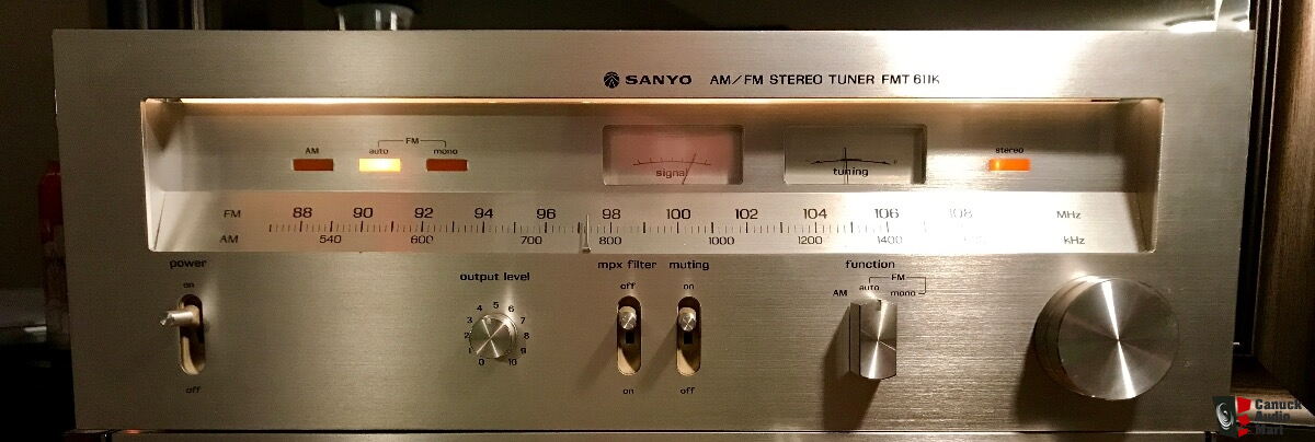 Serviced 1978 Sanyo Am/FM stereo Tuner FMT611K 14.3lbs Photo #1553994 ...