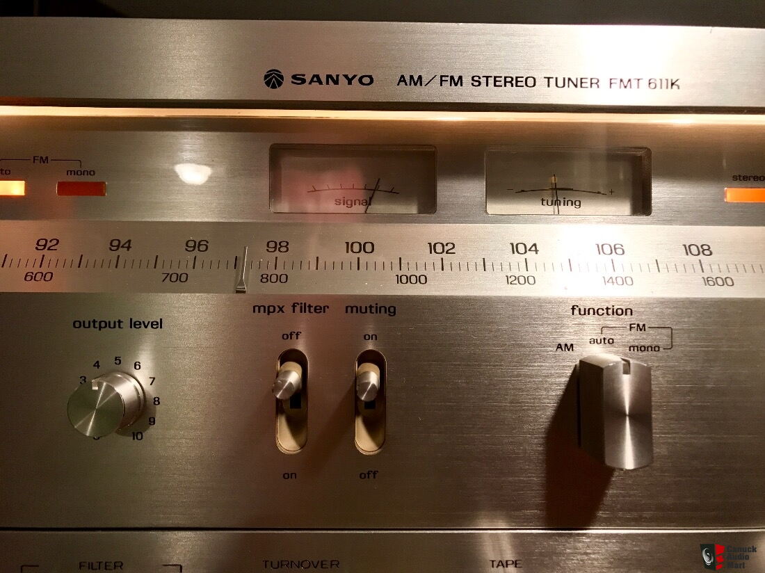 Serviced 1978 Sanyo Am/FM stereo Tuner FMT611K 14.3lbs Photo #1553994 ...
