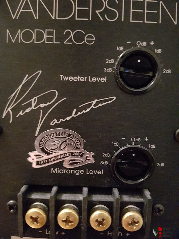 Vandersteen 2CE Signature II 30th Anniversary *SALE PENDING Photo ...