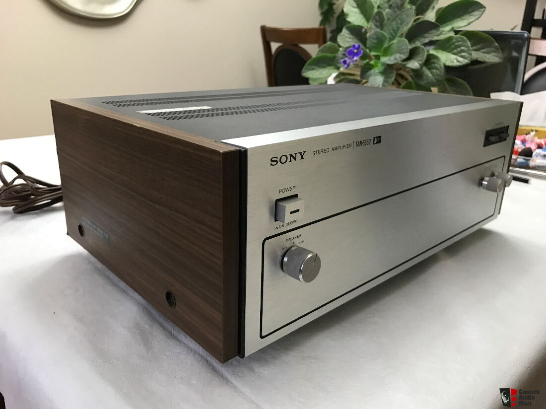 Vintage Sony TAN-5550 Stereo V-FET Amplifier - SOLD on Kijiji Photo ...