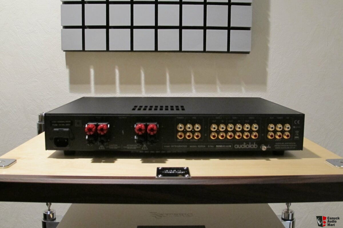 Audiolab 8200A integrated amplifier in black - MINT !!! Photo #1566847 ...