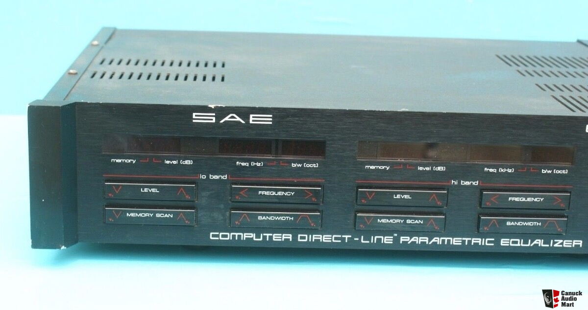 SAE MODEL E 101 Computer Direct Parametric Equalizer Photo #1567069 ...
