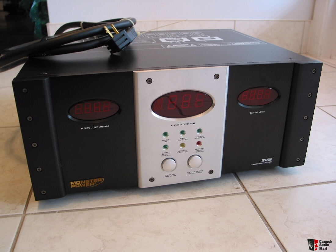 Monster AVS 2000 voltage stabilizer For Sale - Canuck Audio Mart