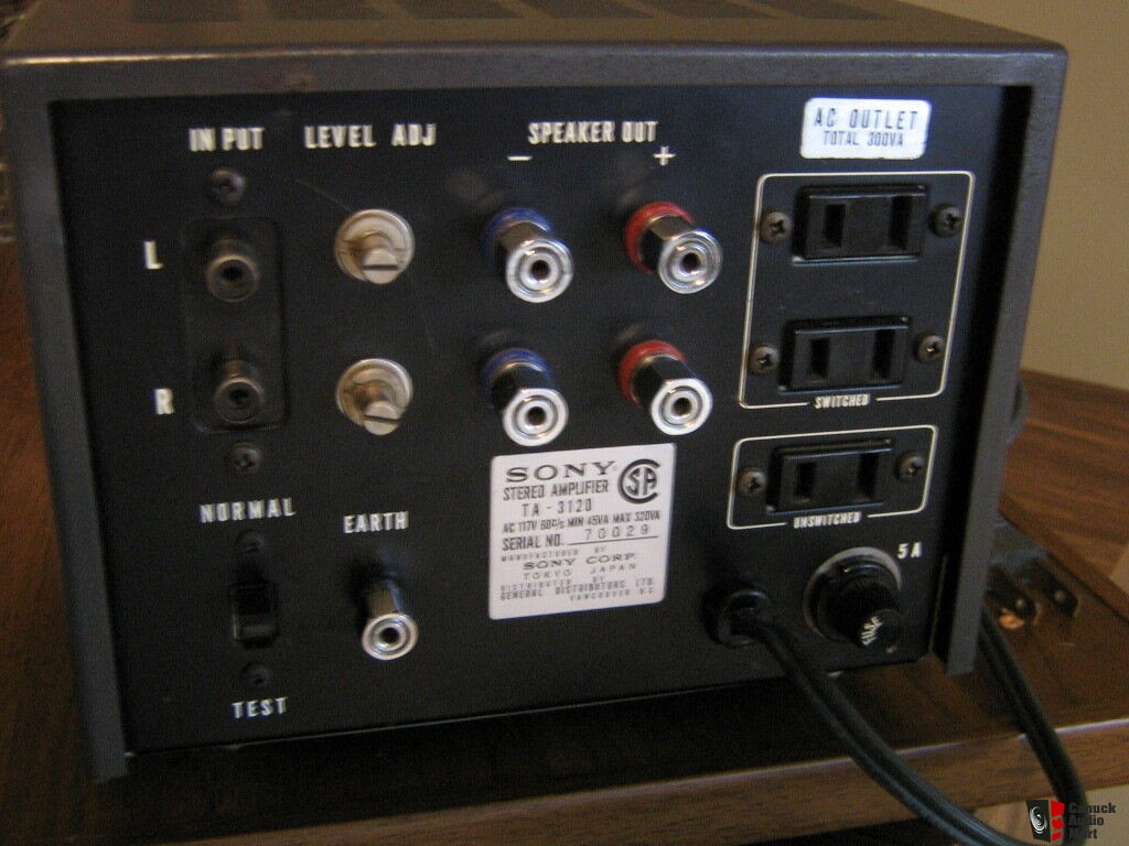 Sony 60's Classic - TA-3120 Power Amp- Reduced Again $125.00 !! Photo ...