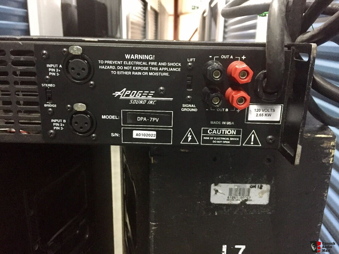 Meyers - Apogee - High End PA system Photo #1592283 - UK Audio Mart