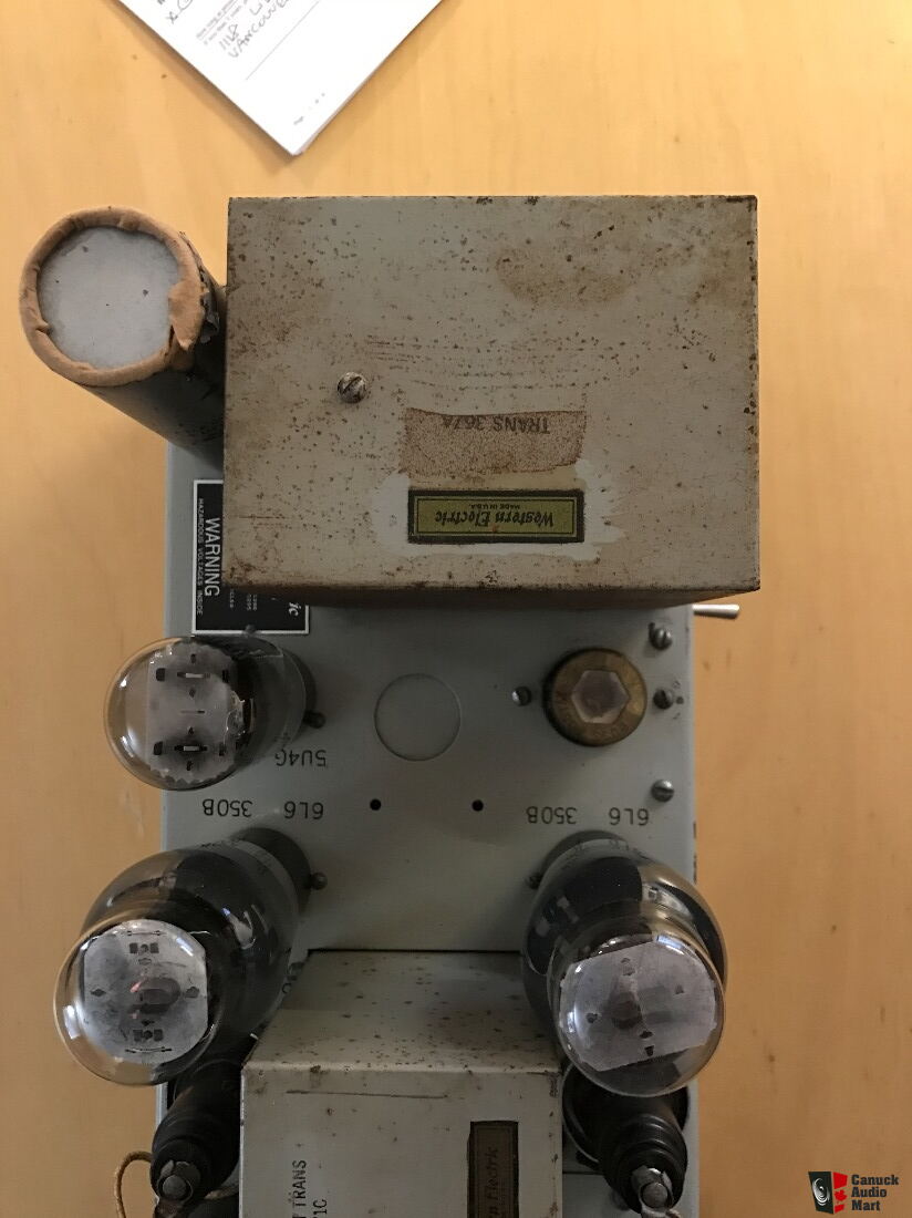 Western Electric 124B, superb vintage mono block amplifier Photo ...