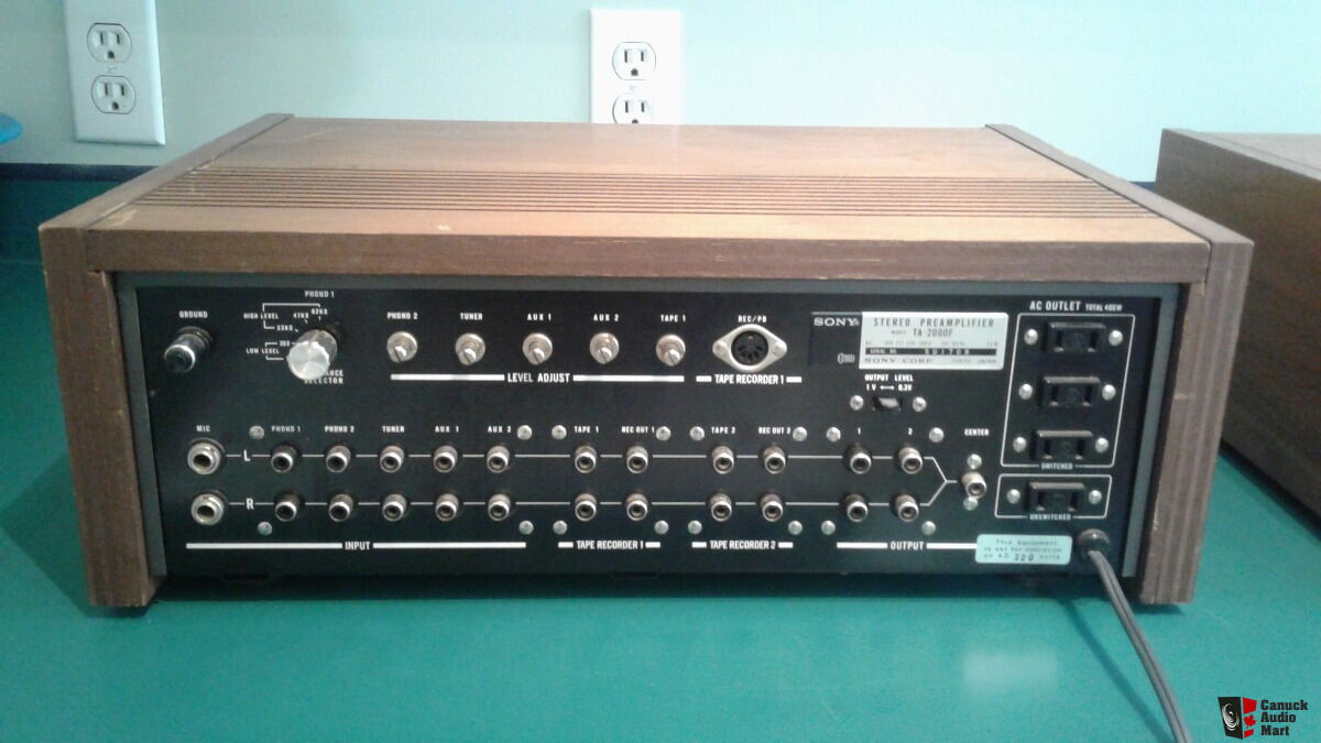 Sony 2000f pre amp 3200f power amp and 5130 tuner Photo #1599442 - US ...