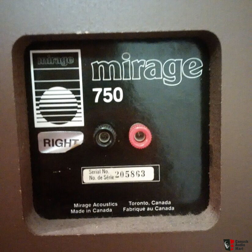 Mirage 750 speakers Photo #1601420 - Canuck Audio Mart
