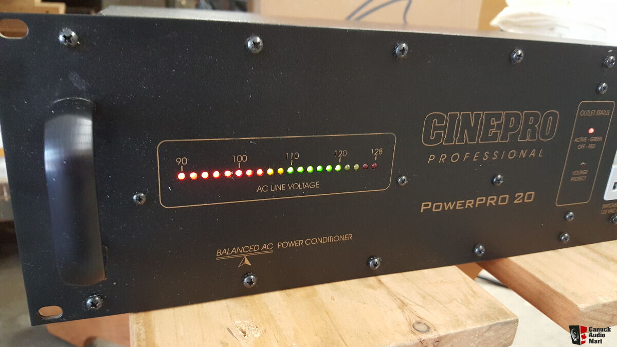 Cinepro PowerPro 20 Balanced 20 Amp Power Conditioner Very Clean Unit ...