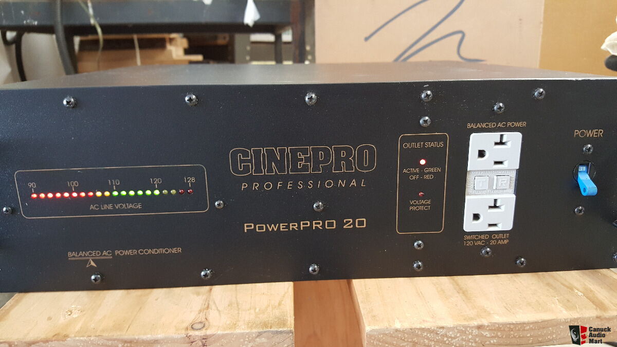 Cinepro PowerPro 20 Balanced 20 Amp Power Conditioner Very Clean Unit ...
