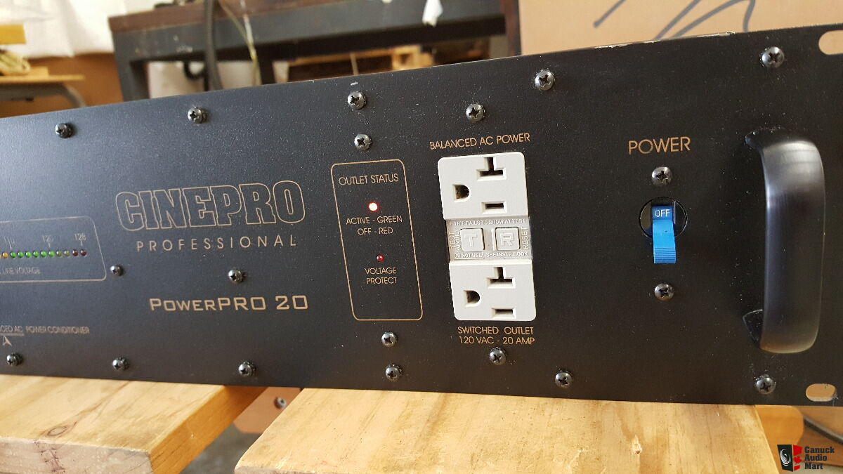 Cinepro PowerPro 20 Balanced 20 Amp Power Conditioner Very Clean Unit ...
