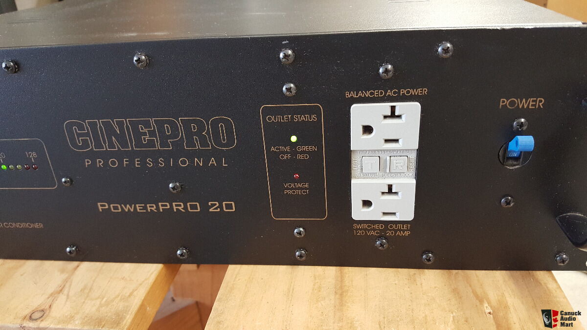 Cinepro PowerPro 20 Balanced 20 Amp Power Conditioner Very Clean Unit ...